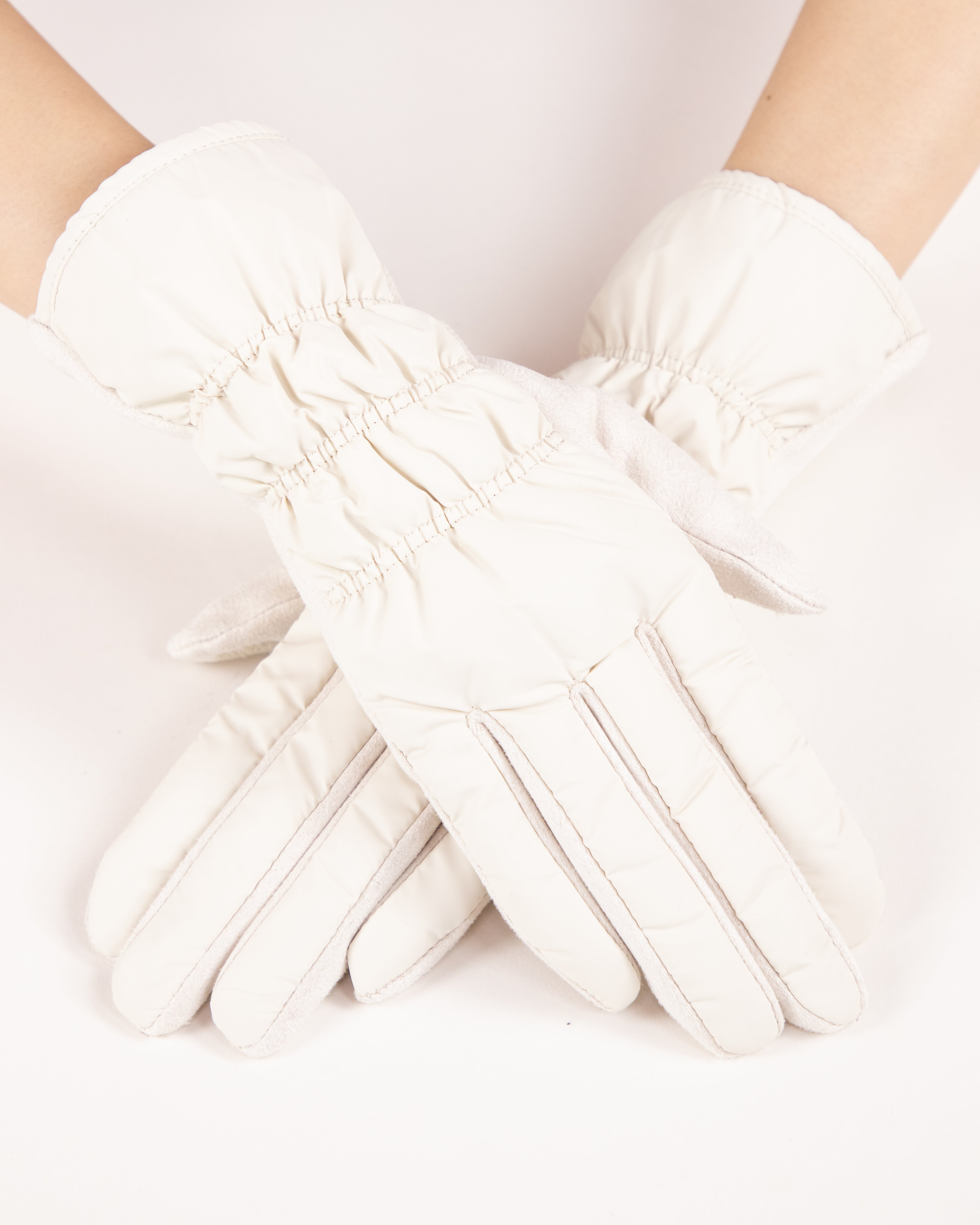 Matte Puffer Gloves (TS) - BEIGE (Pack of 6) – ORIGINAL USA