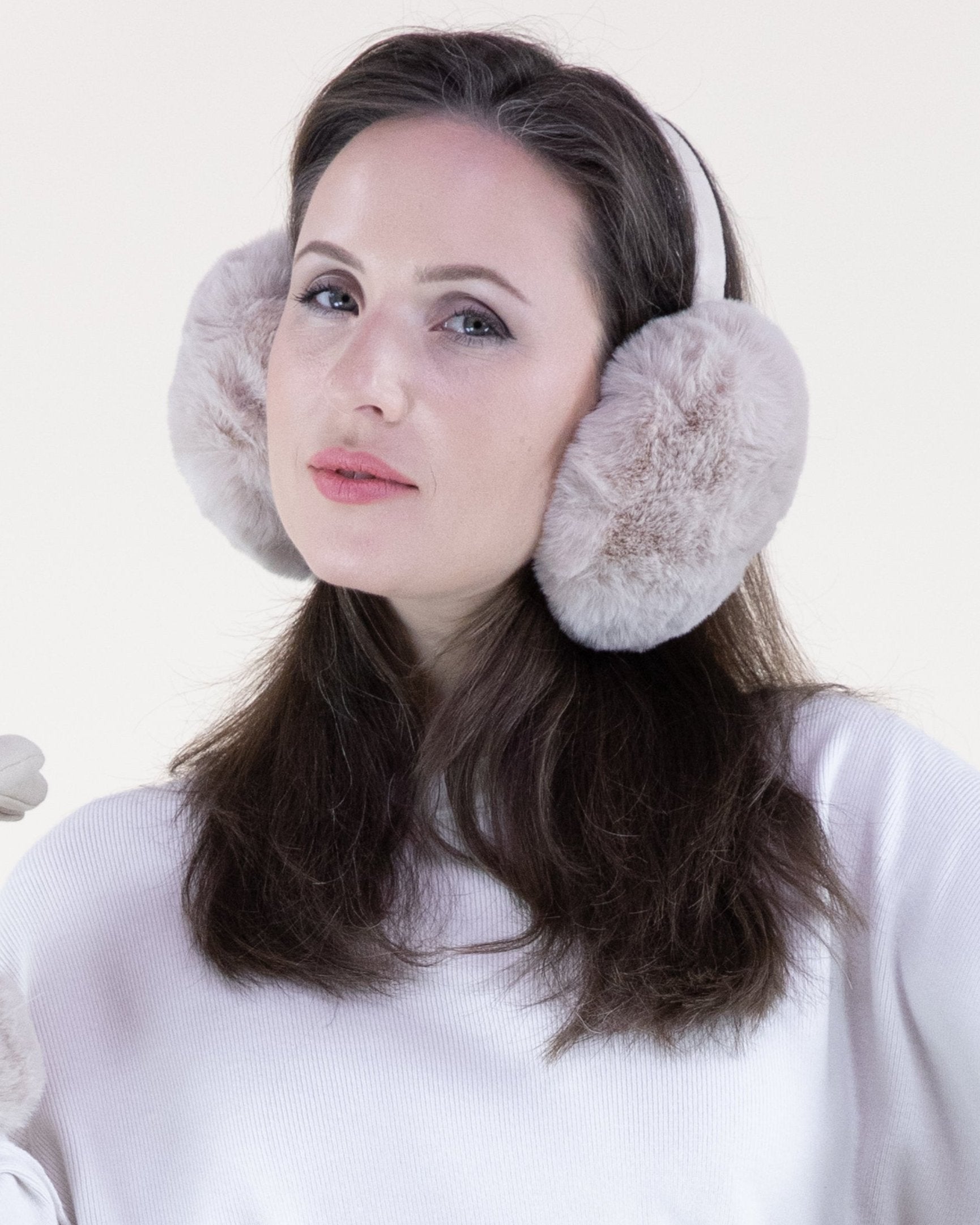Faux Fur Ear Muffs - BEIGE (Pack of 6) – ORIGINAL USA