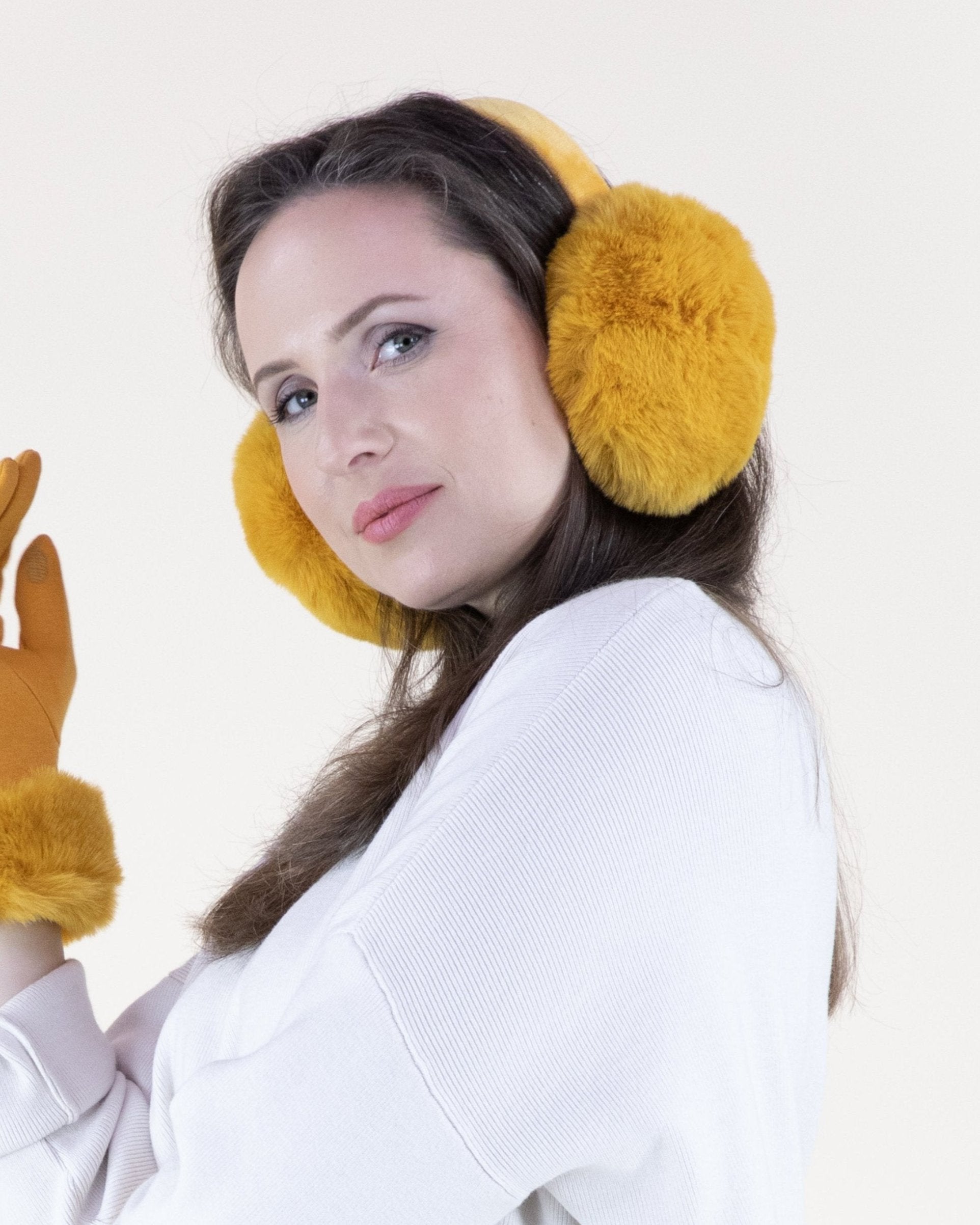 Faux Fur Ear Muffs - GOLD (Pack of 6) – ORIGINAL USA