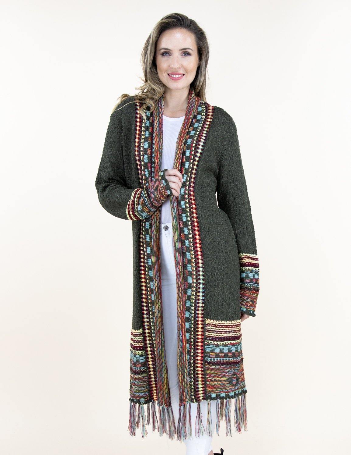 Native Cardigan W/ Fringe (S/M, L/XL) (Pack of 6) – ORIGINAL USA
