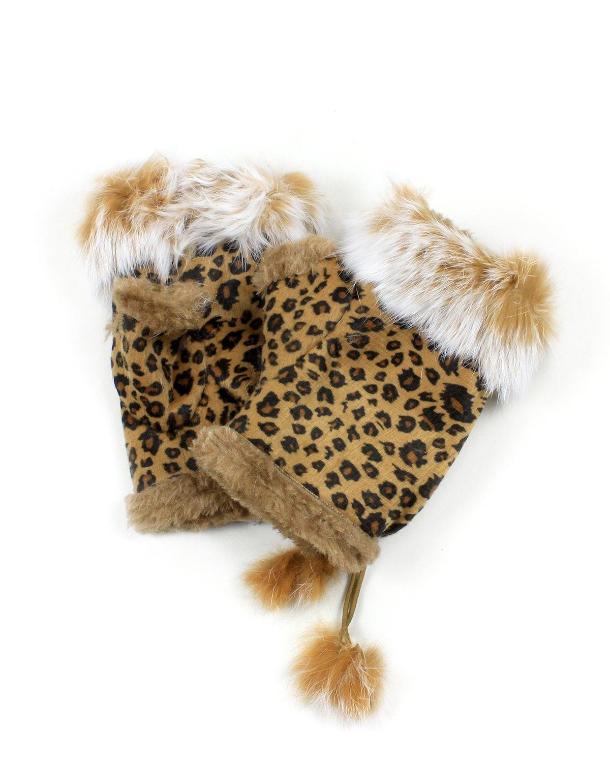 Cheetah Print Fingerless Suede Gloves (Pack of 6) – ORIGINAL USA