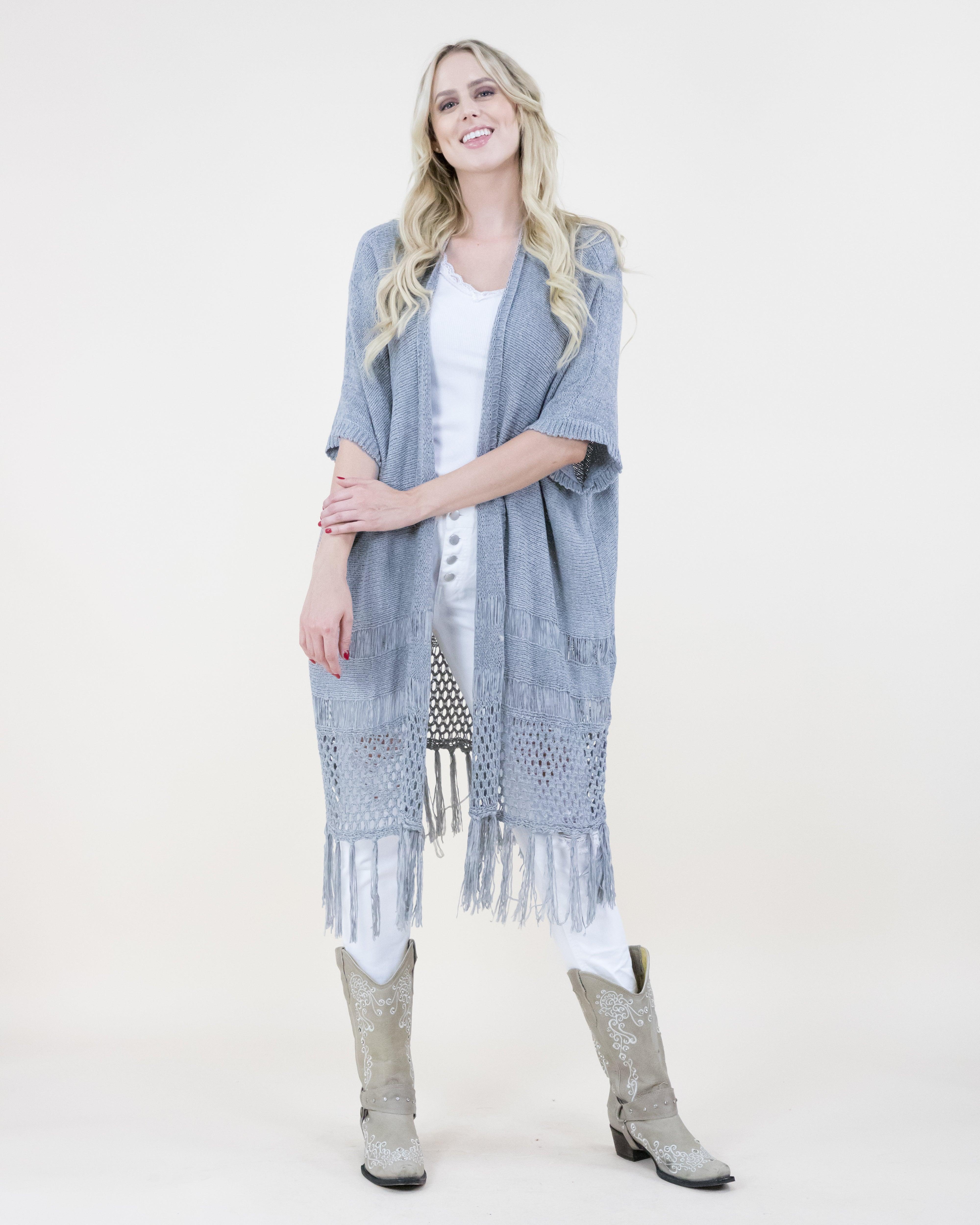 Open Knit Sheer Cardigan (OS) (Packs of 6) – ORIGINAL USA