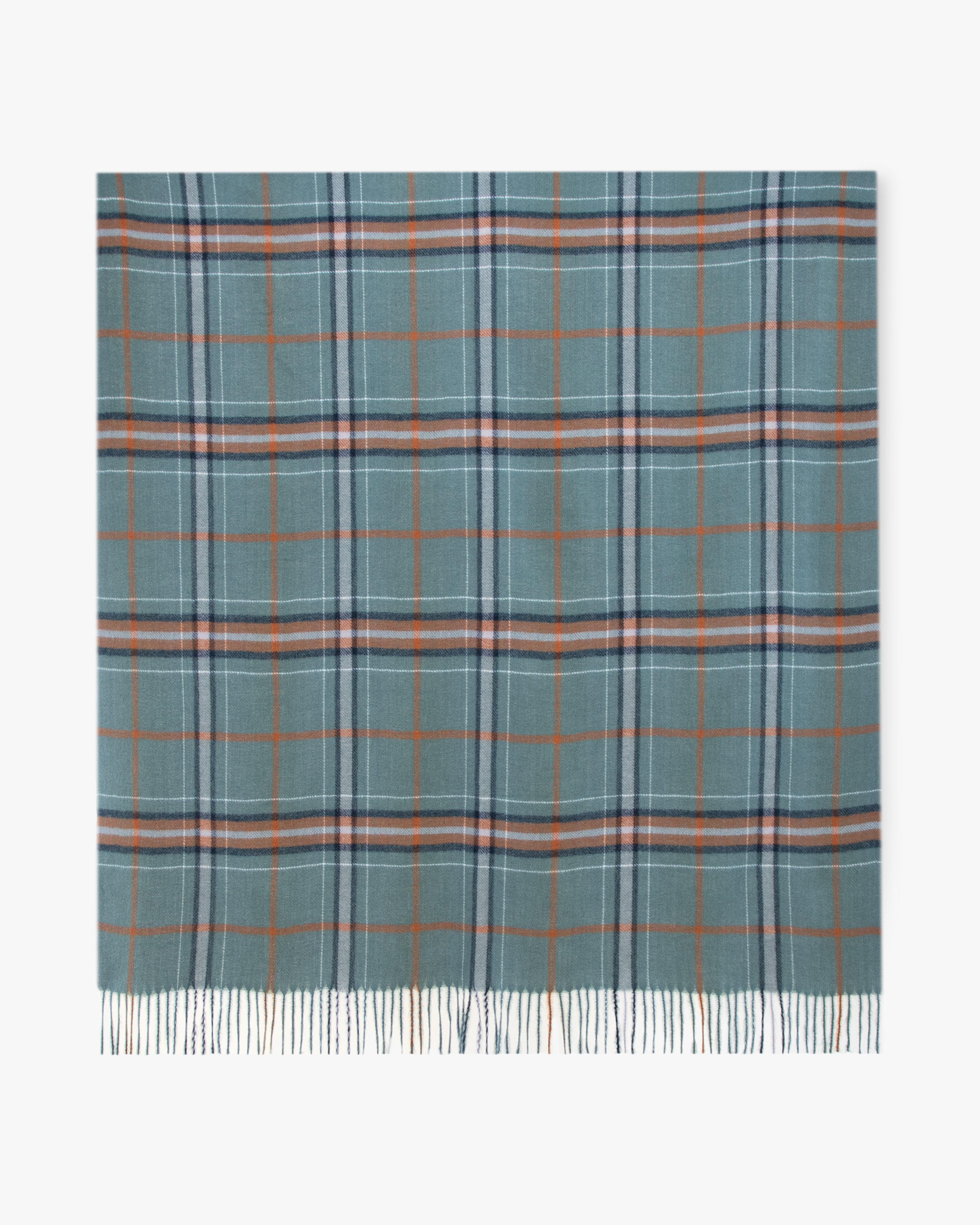 Graph Checker Plaid Blanket Scarf - OLIVE (Pack of 6) – ORIGINAL USA