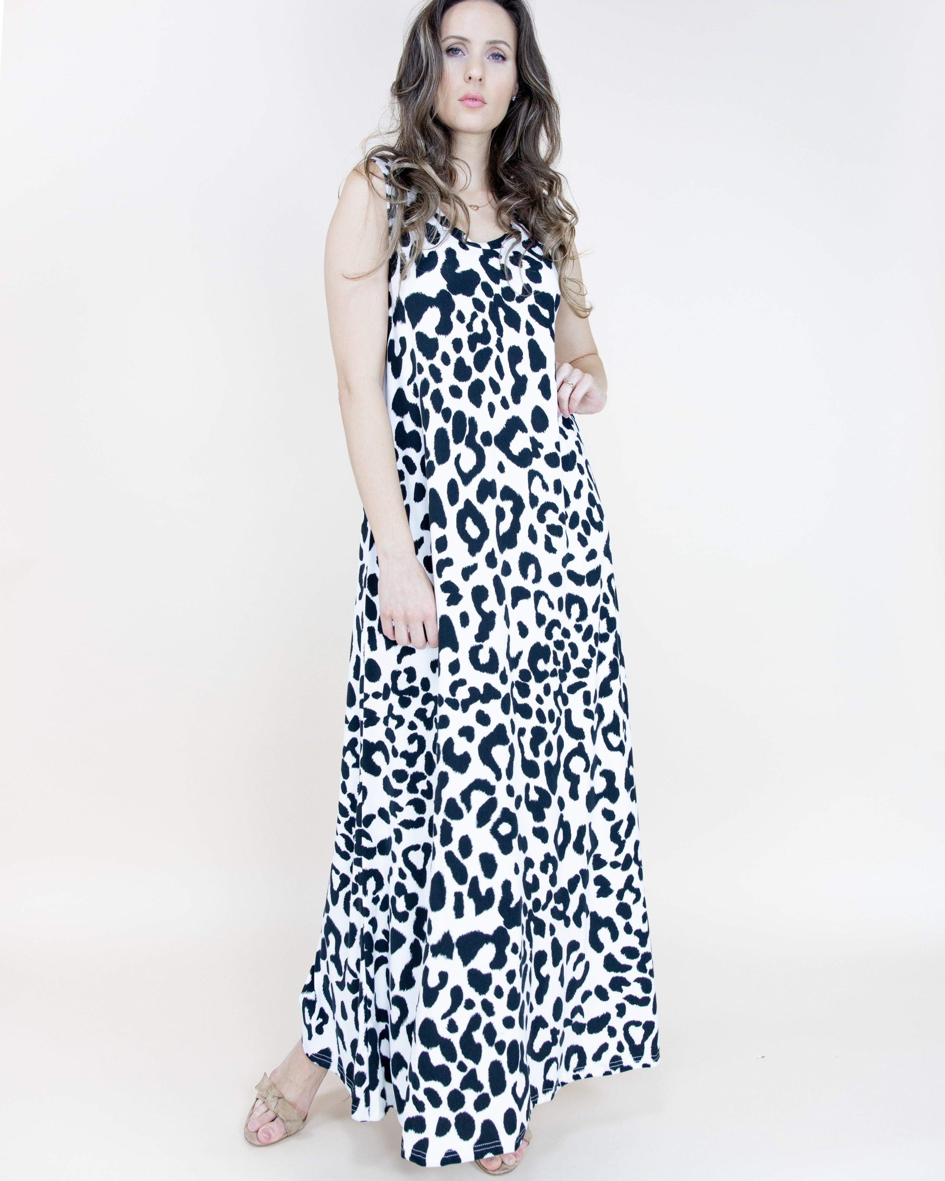 Sleeveless Leopard Long Dress (S/M, L/XL) (Pack of 6) – ORIGINAL USA