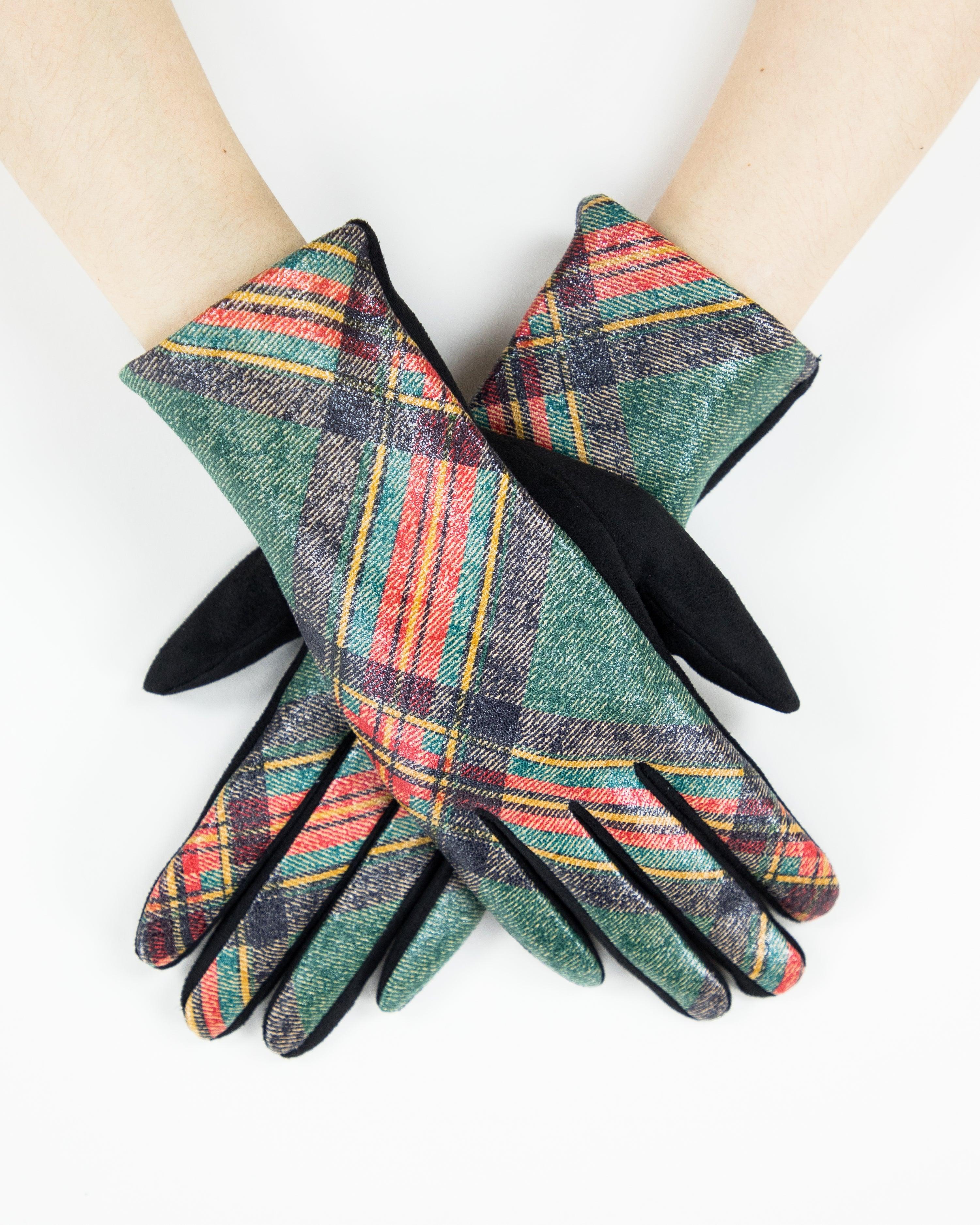 Multicolor Plaid Gloves (TS) - GREEN (Pack of 6) – ORIGINAL USA